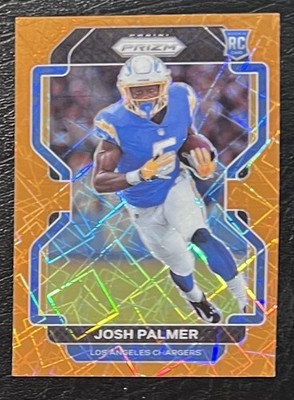 2021 Panini Prizm Prizms Lazer #359 Josh Palmer (RC) Los Angeles ...