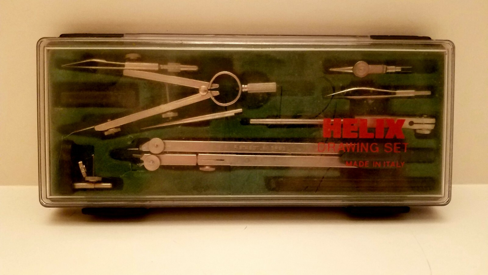 VINTAGE HELIX A3R PROFESSIONAL DRAFTING DRAWING SET 9 PIECE SET WITH ...