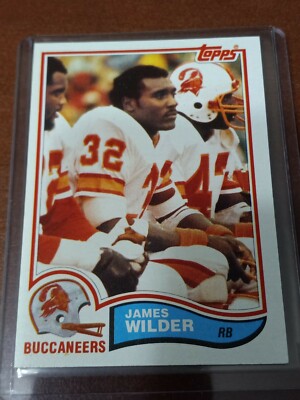 1982 Topps James Wilder #507 Rookie RC Buccaneers Missouri | eBay