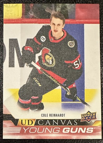 2022-23 UD Series 2 Young Guns Canvas Cole Reinhardt RC #C217 - Ottawa ...