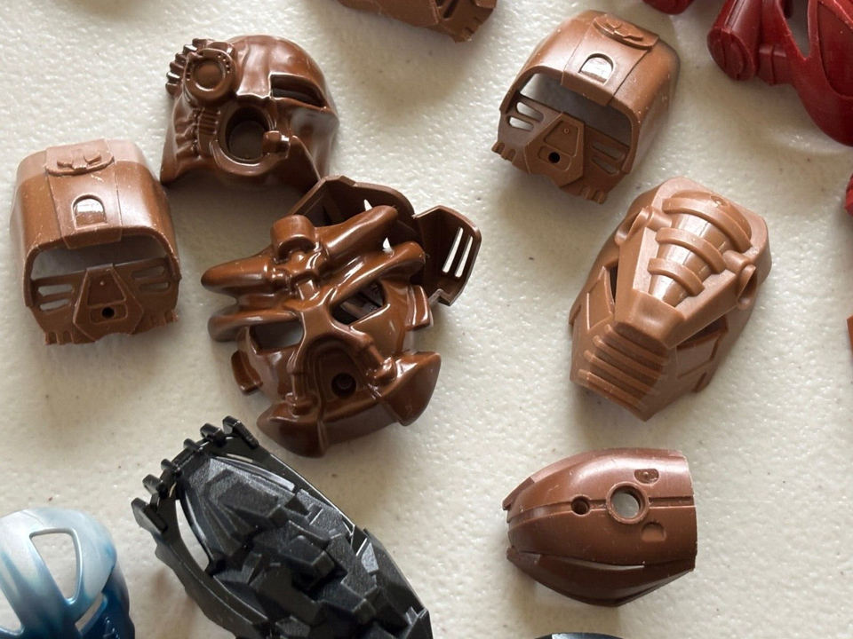 SHIPS FREE!! LEGO Bionicle Mask Lot of 5 RANDOM SURPRISE LOT of 5 MASKS ...