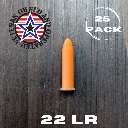 22 LR Dummy Rounds, Snap Caps -- For Training **Made in USA (25 pack ...