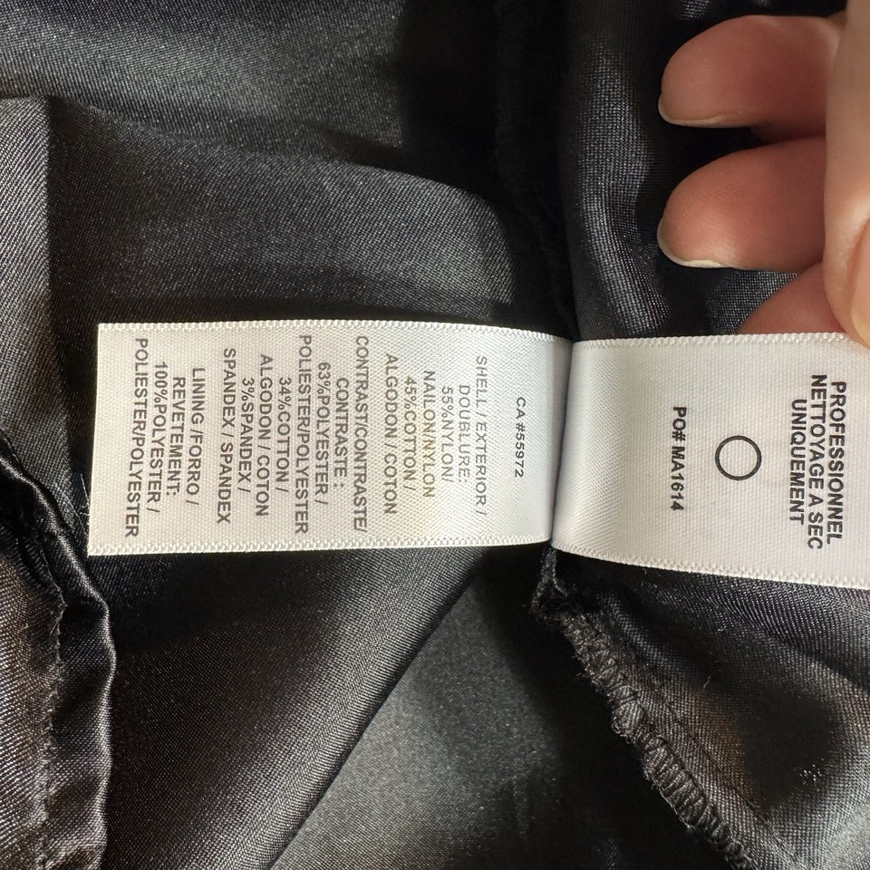 Laundry by Shelli Segal Black Skirt Lace Short Mini Size 4 Goth Rock ...