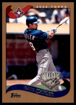 2002 TOPPS OPENING DAY GABE KAPLER TEXAS RANGERS #138 | eBay
