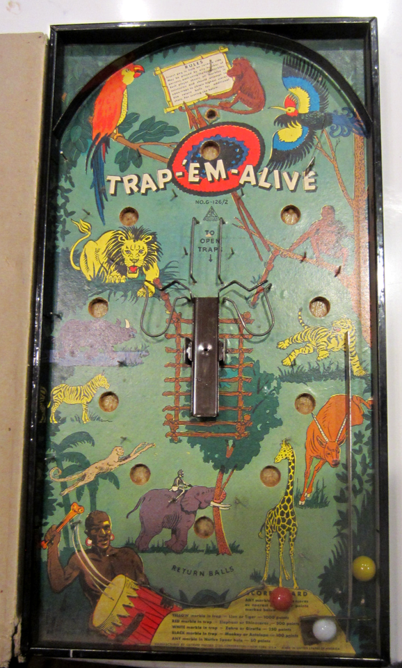 Vintage, Original 1936 Gotham Pressed Steel Trap-Em-Alive Table Top ...