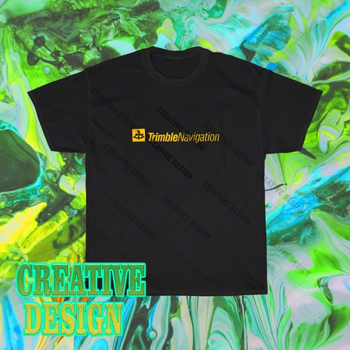 New Design TRIMBLE Technology Company Logo Black T-Shirt Funny Size S ...