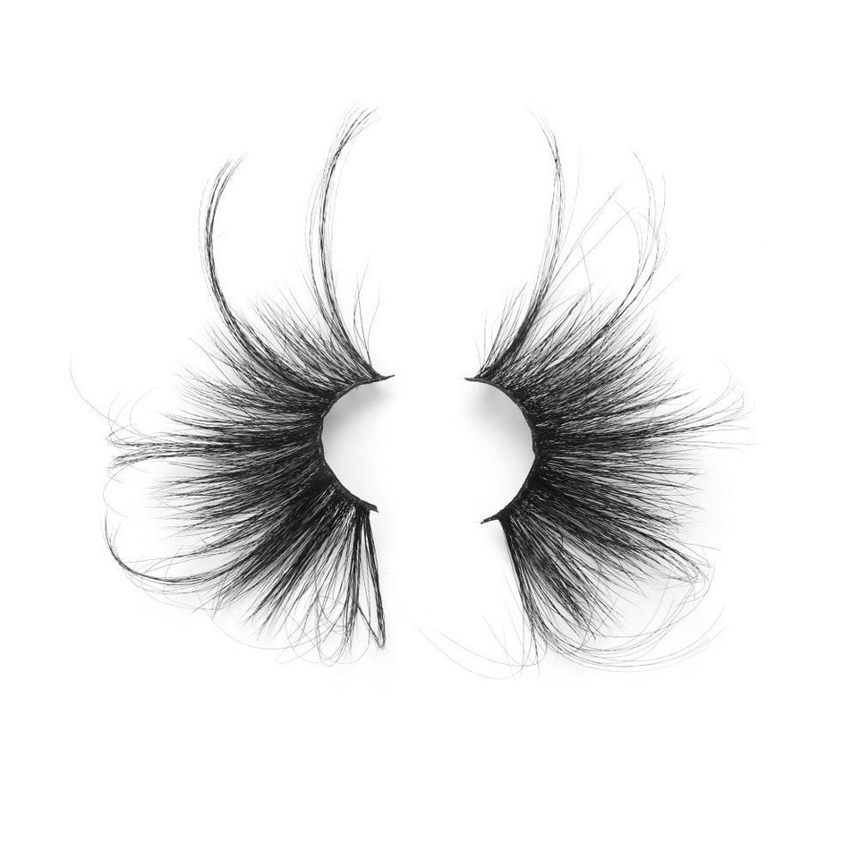 Criss-cross False Eyelashes Lash Extension 70mm Lashes 100% 3D Mink ...