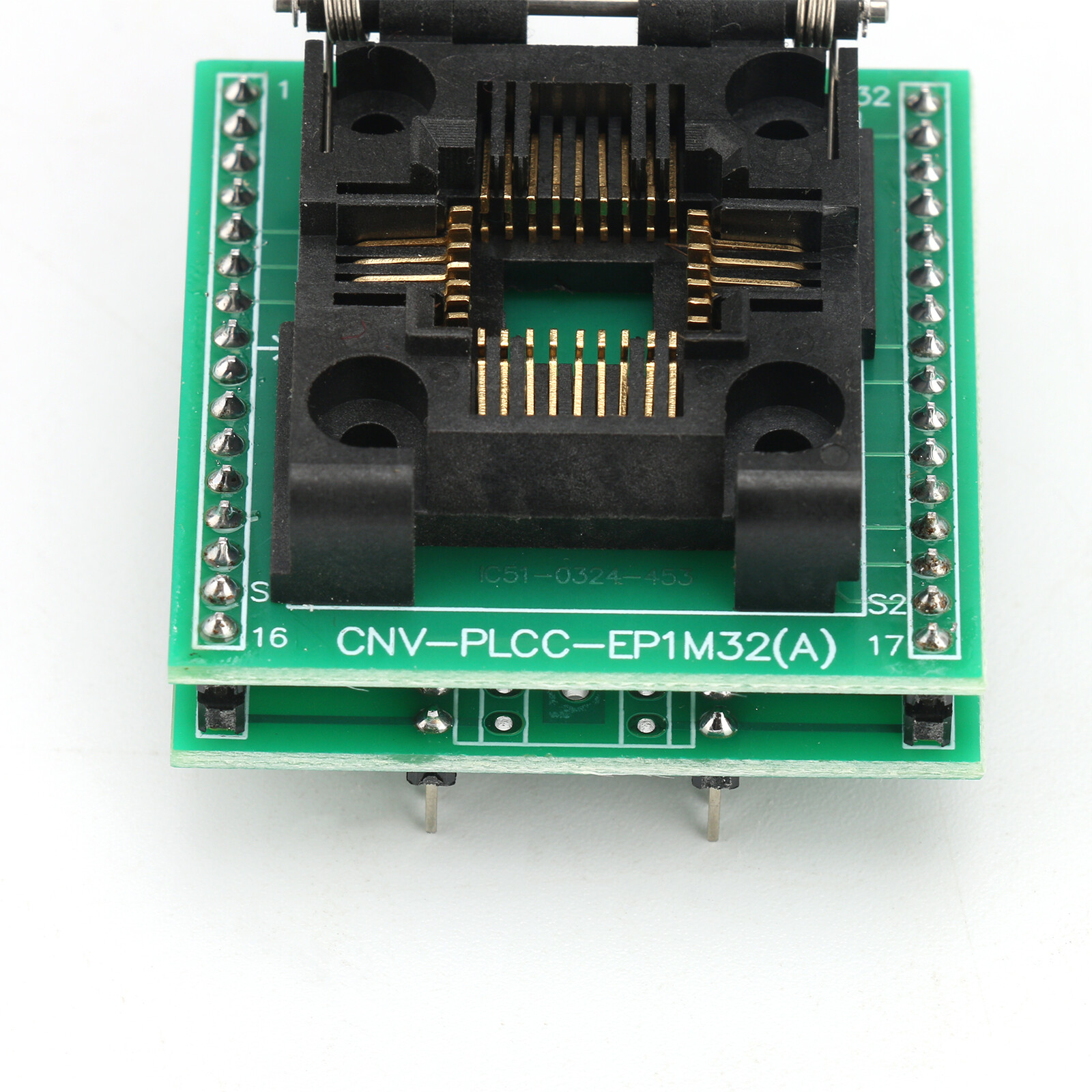 DIL32/PLCC32 ZIF-CS PLCC32 to DIP32 CNV-PLCC-EP1M32 Programmer Tester ...