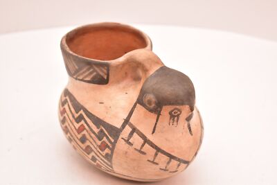 Pre Columbian Style Chile Aztec Maya Effigy Pottery Jug Chilean Vessel ...