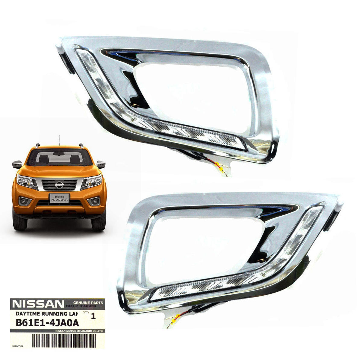Daytime Running Light Drl For Nissan Frontier Navara Np300 D23 2015 ...