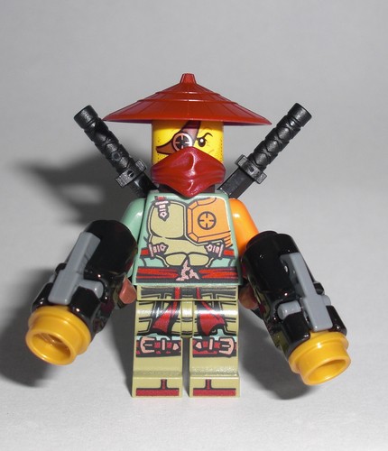 LEGO Ninjago - Ronin - Figur Minifig Ninja Rex R.E.X. Airjitzu Samurai ...