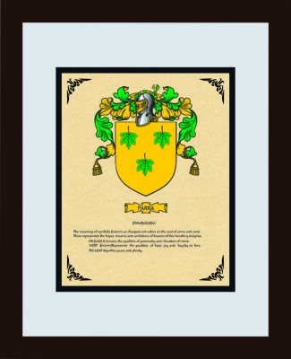 HERALDRY COAT OF ARMS ~ PARRA FAMILY CREST ~ FRAMED | eBay
