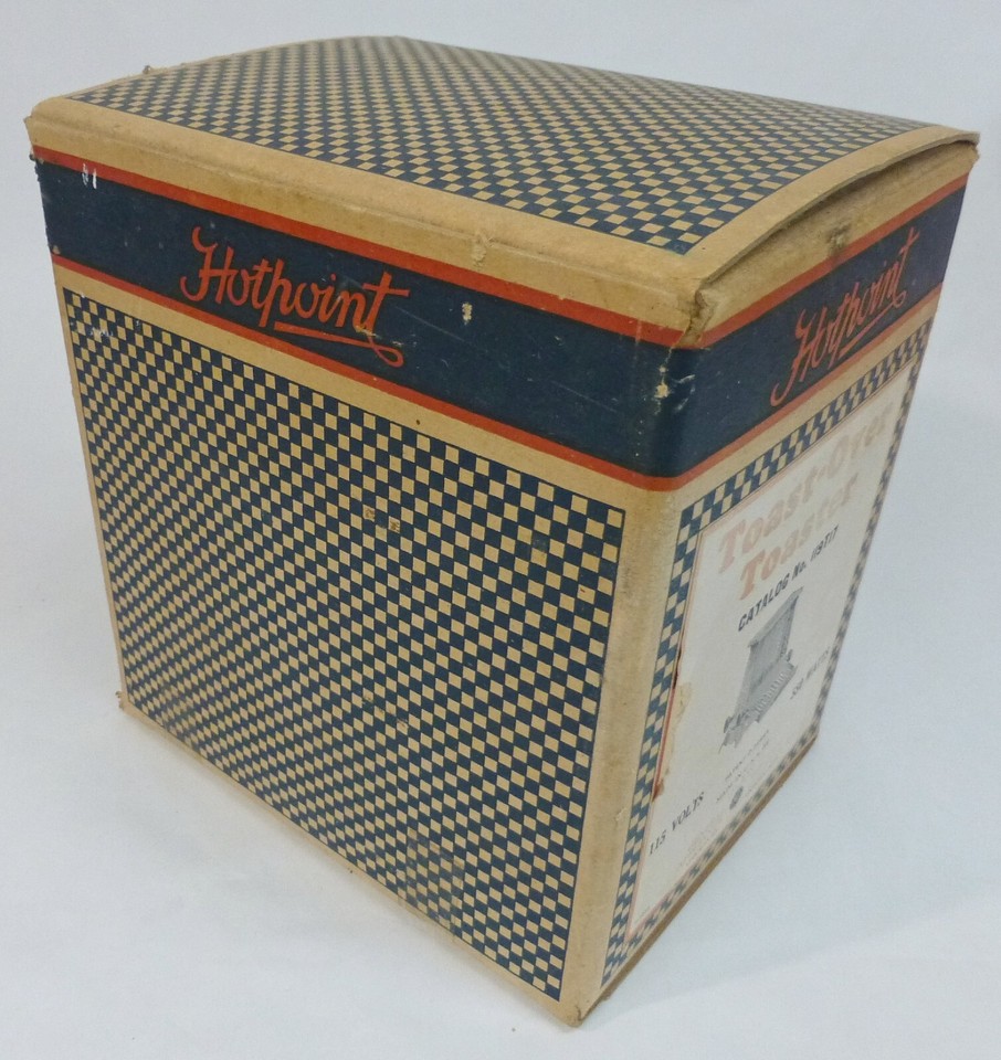 Vintage 1917? Antique GE Hotpoint 119T17 Electric Toaster w/ Original ...