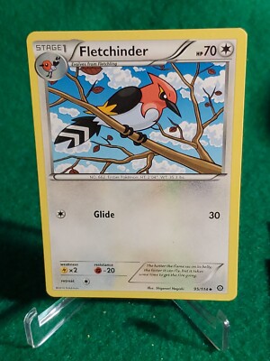 2016 Pokémon #662 Fletchinder 95/114 Stage 1 HP70 Glide Fletchling ...