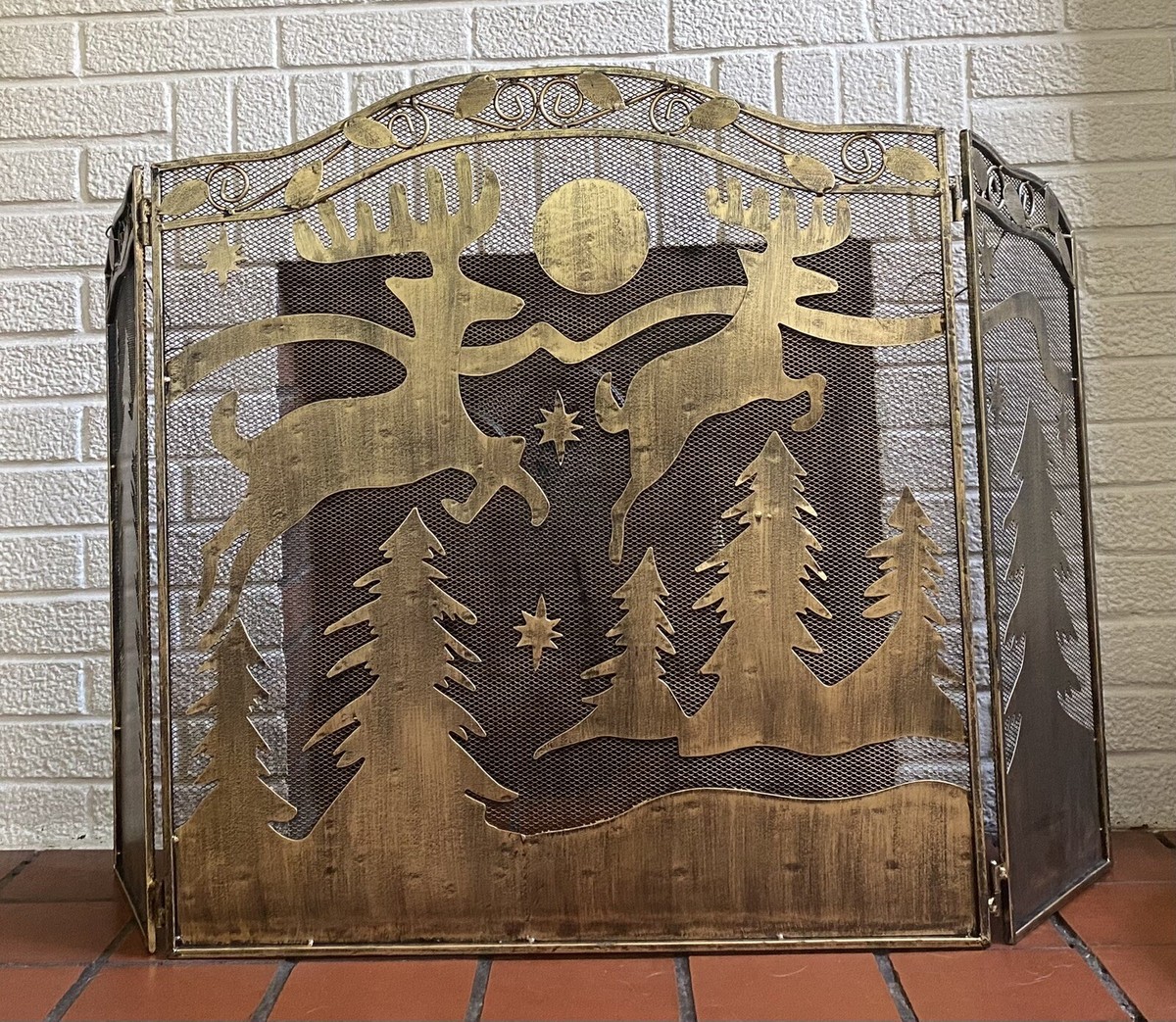 Rustic Fireplace Screens Enhancing Your Living Room With Fireplace