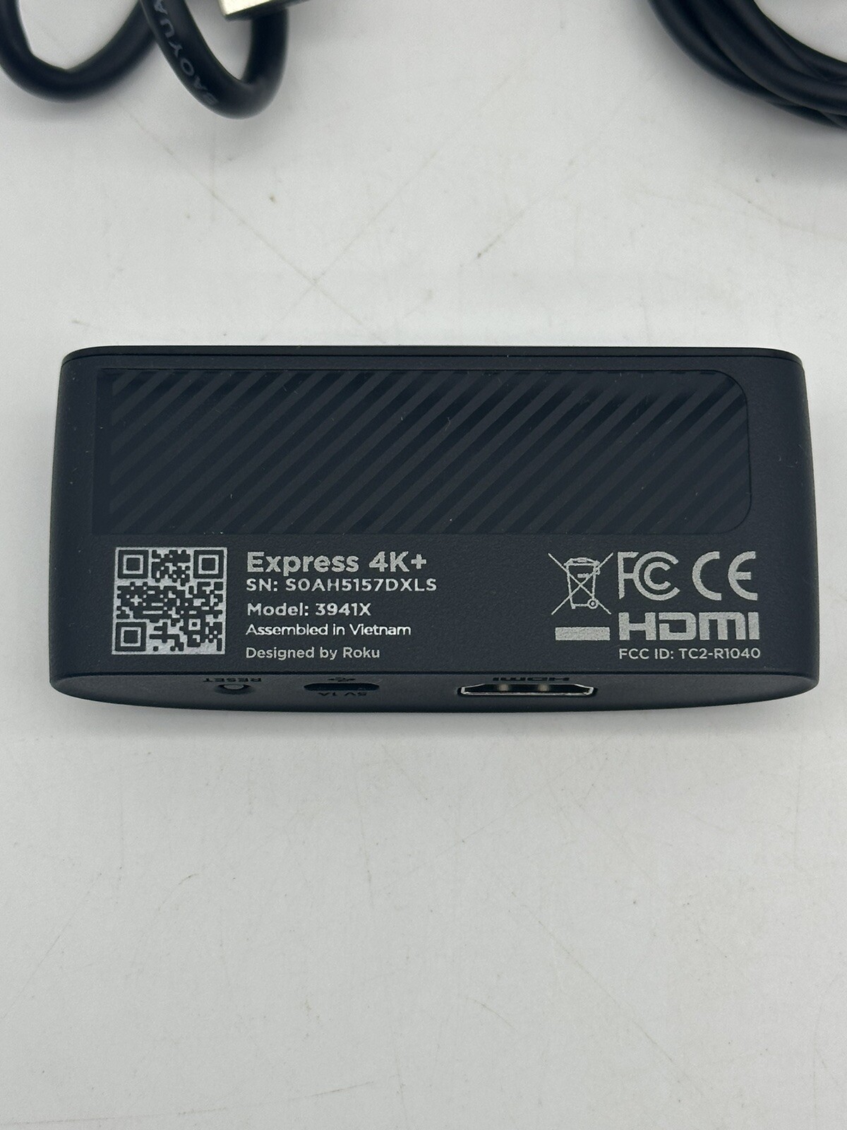 Roku Express 4K voice control 3941X HDR Media Streamer w/ voice control ...