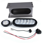 2x Fit For Truck LED Trailer Steel Box Kit W/ 6" Oval Tail Light 2 ...
