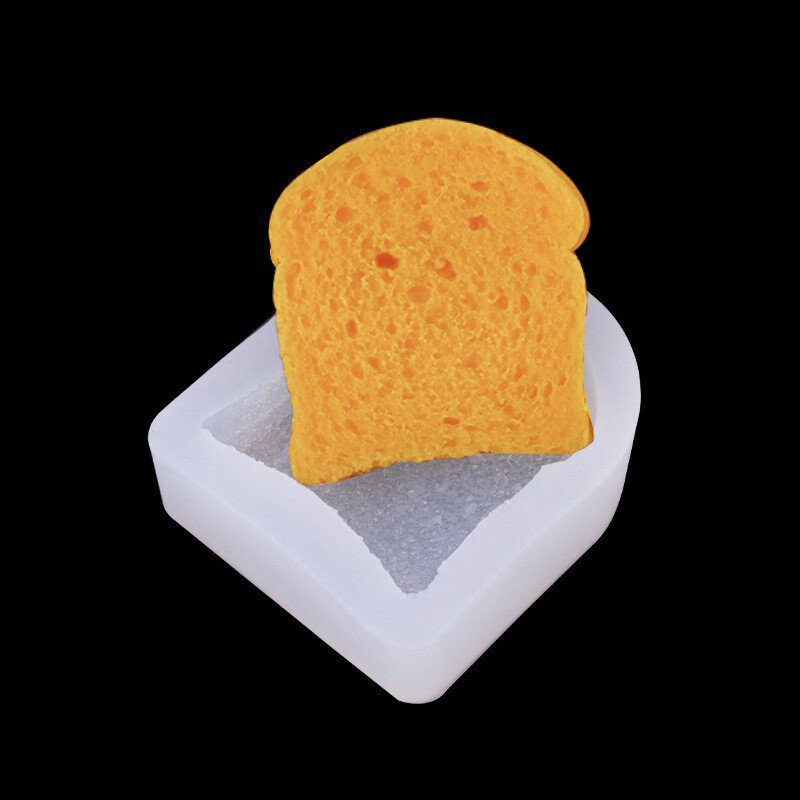 Simulated Toast Cake Bread Slices Silicone Mold Bread Mousse Cake Mold ...