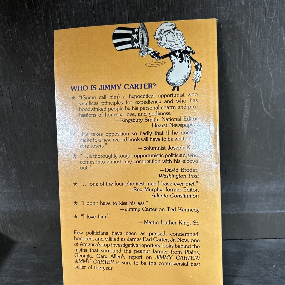 Jimmy Carter, Jimmy Carter by Gary Allen (1976, Pape... 9780892450060 ...