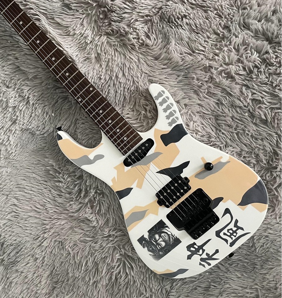 Factory George Lynch Kamikaze Electric Guitar Floyd Rose Bridge SH ...