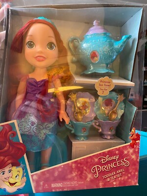 Disney Princess Toddler Ariel With Tea Set For Two! | eBay