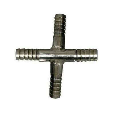 CO2 Cross Splitter - 3/8" Made of High Quality Stainless, Ships from ...
