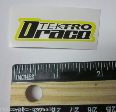 TEKTRO DRACO COMP Hydraulic Disk Brake Mountain Rack Bike Bicycle DECAL ...