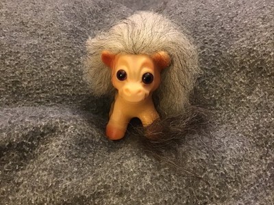 Vintage Small 3" Troll Cow DAM Damest Things Toy Trolls Gray Hair | eBay
