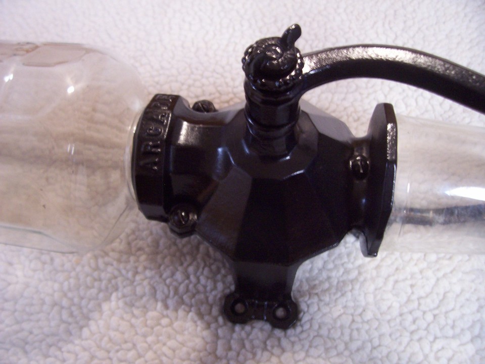 Arcade Crystal # 4 Wall Mount Coffee Grinder/Catch Cup not orig ...