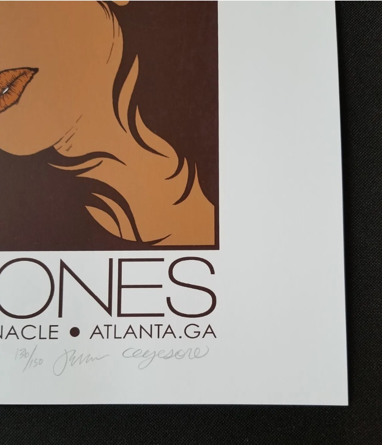 DEFTONES 2013 TOUR - SIGNED & NUMBERED POSTER - 3-17-13 TABERNACLE ...