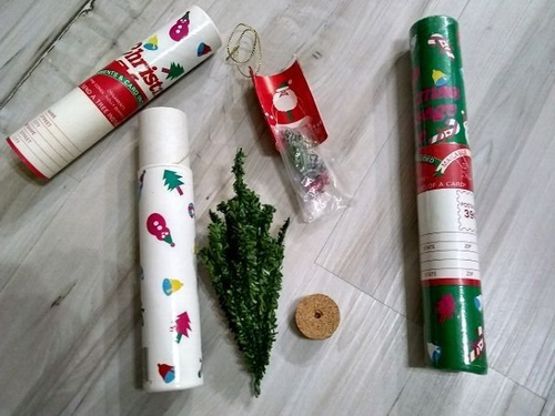 Vintage Christmas Message Tree-mini tree to mail and decorate-Mailing ...