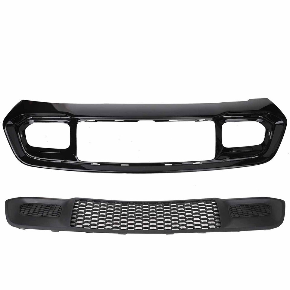 2017-2022 Jeep Grand Cherokee Front Lower Grille & Bumper Grill Bezel ...
