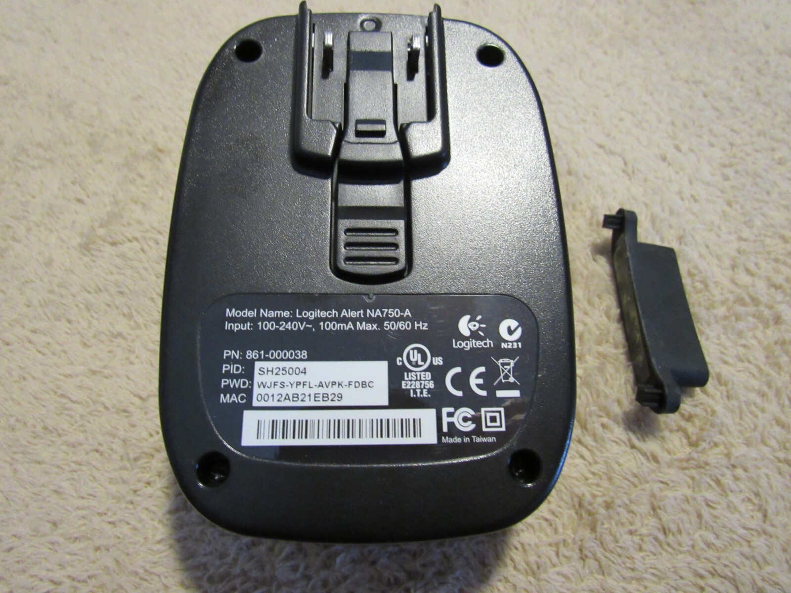 Logitech Alert Power Adapter NA750-A U.S. Seller | eBay