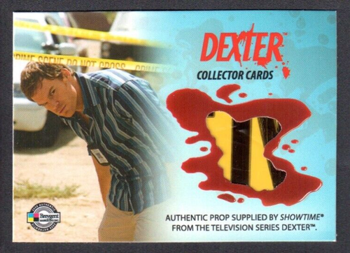 DEXTER SEASONS 1 & 2 (Breygent/2009) ACTUAL PROP CARD #DPC3 CRIME SCENE ...