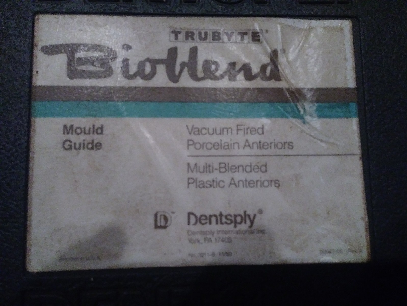 Vintage Dentsply TRUBYTE Bioblend Porcelain Plastic Teeth Display ...