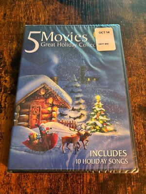 5-Movie Great Holiday Collection with 10 Holiday Songs (DVD, 2014) NEW ...