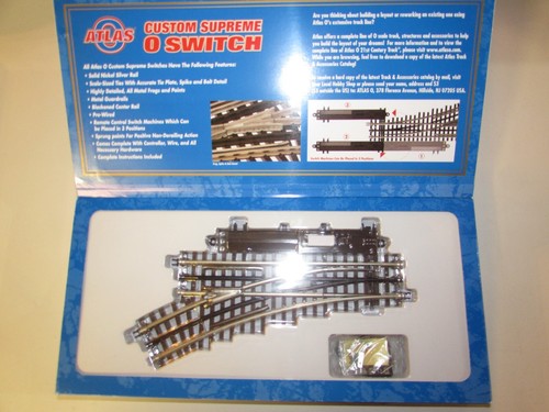 ATLAS O-45 LH SWITCH 3-RAIL O-SCALE #6085 (LOT 815) | eBay