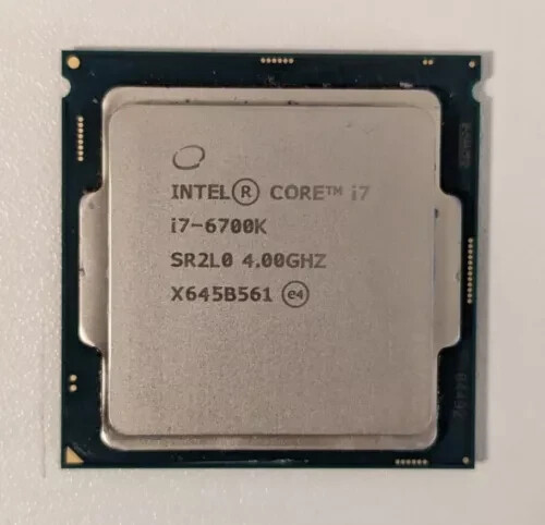 FULLY TESTED Intel Core i7-6700K 4.0GHz 4C 8MB Socket 1151 CPU ...