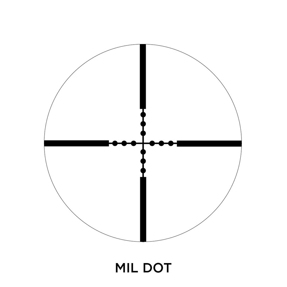 Trinity Force COMMANDER Series Mil Dot 6-24X50 Scope Matte Black | eBay