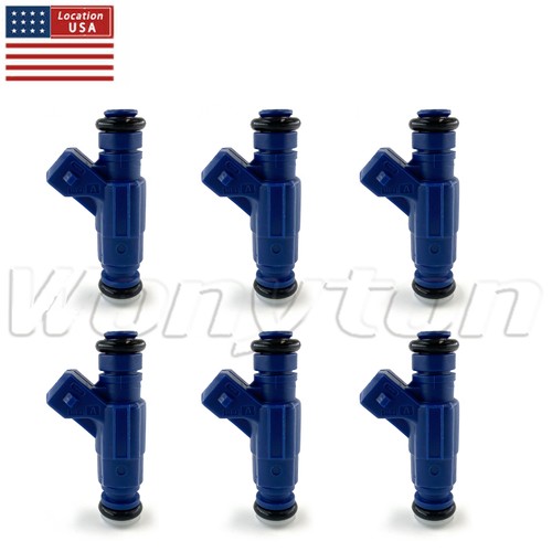 Set Of 6 Fuel Injectors 0280156014 For Mercedes CLK320 SLK320 E320 C320 ...