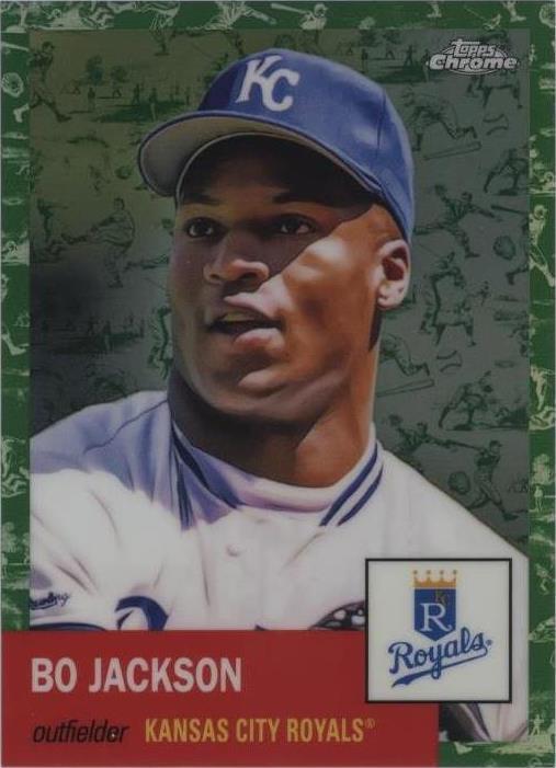 2022 Topps Chrome Platinum Anniversary - Bo Jackson #290 Platinum Toile ...