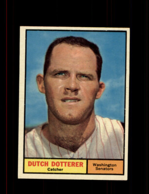 1961 DUTCH DOTTERER TOPPS #332 SENATORS *0893 | eBay