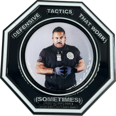 Defensive Tactics Firearms Instructor parody Challenge Coin Threat ...