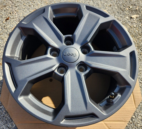 17" JEEP WRANGLER GREY OEM FACTORY STOCK WHEEL RIM MOAB WILLYS RUBICON ...