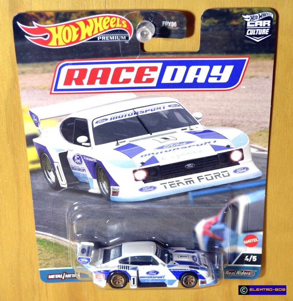 2x Hot Wheels '70 Ford Escort RS 1600 & Ford Capri Gr.5 [Premium] - New ...