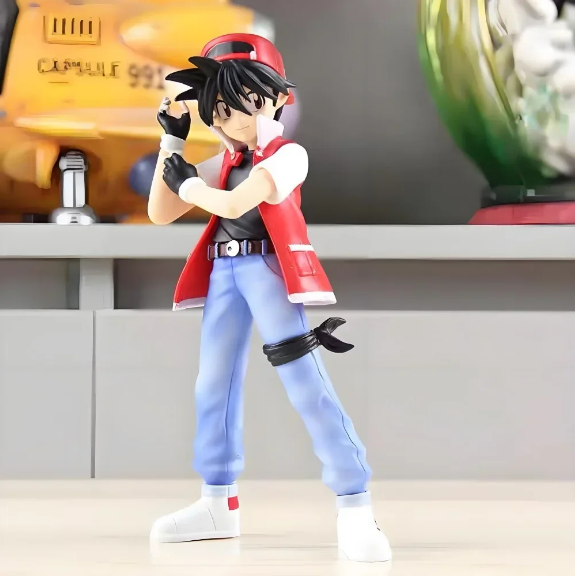 Red Ash Ketchum Figure Pkm Action Figure Figurine Collectible Statue ...