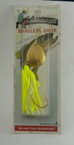 Hildebrandt 45SSG-CW 1/2 oz Snagless Sally Gold blade Chartreuse and ...