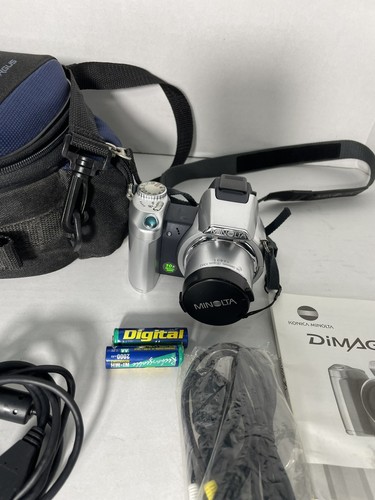Minolta Dimage Z1 Digital Camera Digicam 10x Optical Zoom Silver ...
