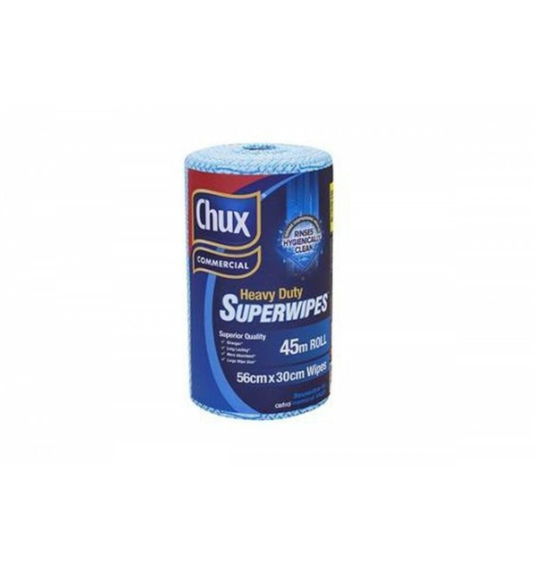 CHUX 09305b Superwipes Heavy Duty Blue 30cmx45m Roll for sale online | eBay