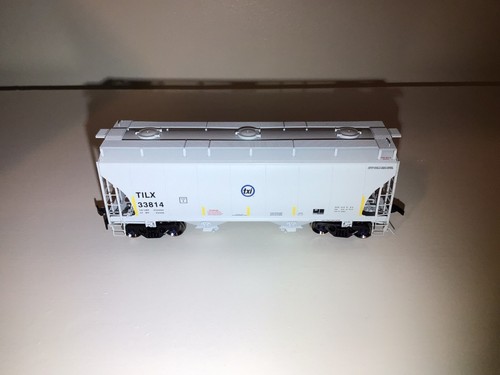 HO Scale TILX 33814 Trinity 3-Bay Covered Hopper – Detailed Model | eBay